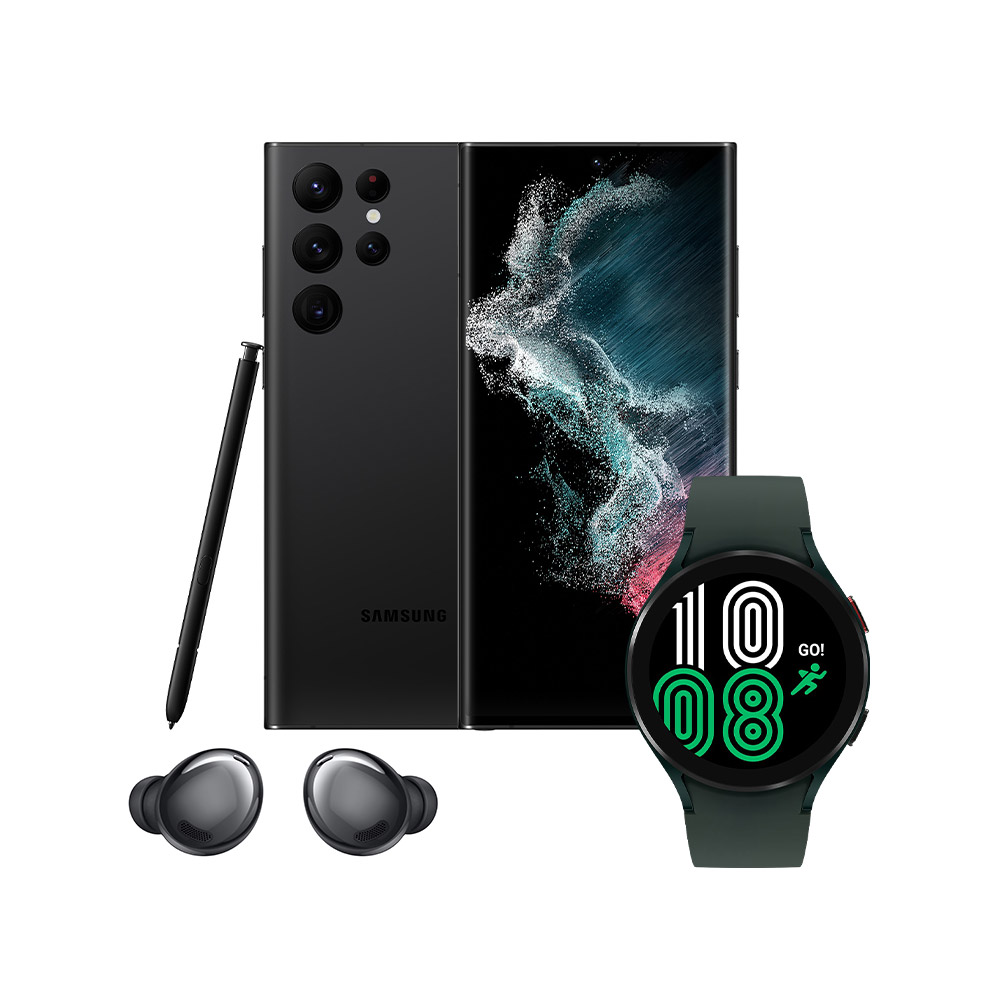 Smartphone Samsung Galaxy S22 Ultra 128 GB + Smartwatch Galaxy Watch 4 ...