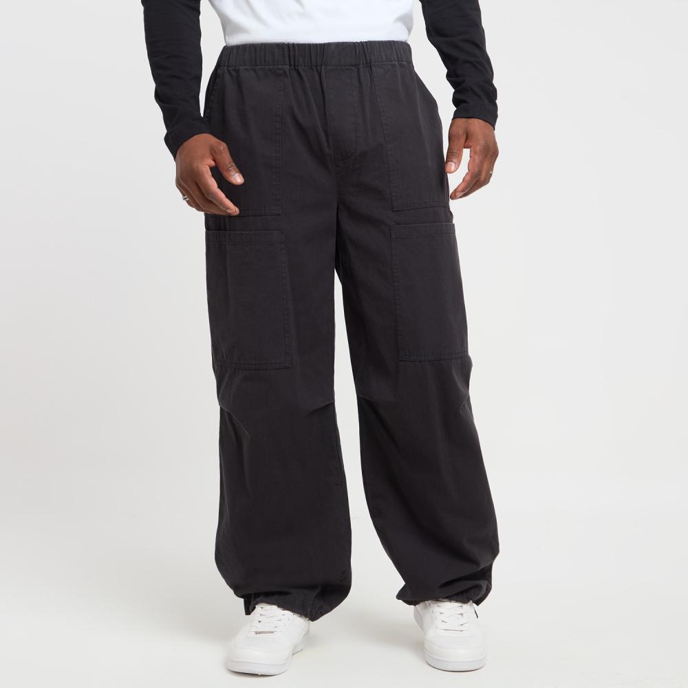 Pantalón Liso Tiro Medio Wide Leg Hombre Rolly Go