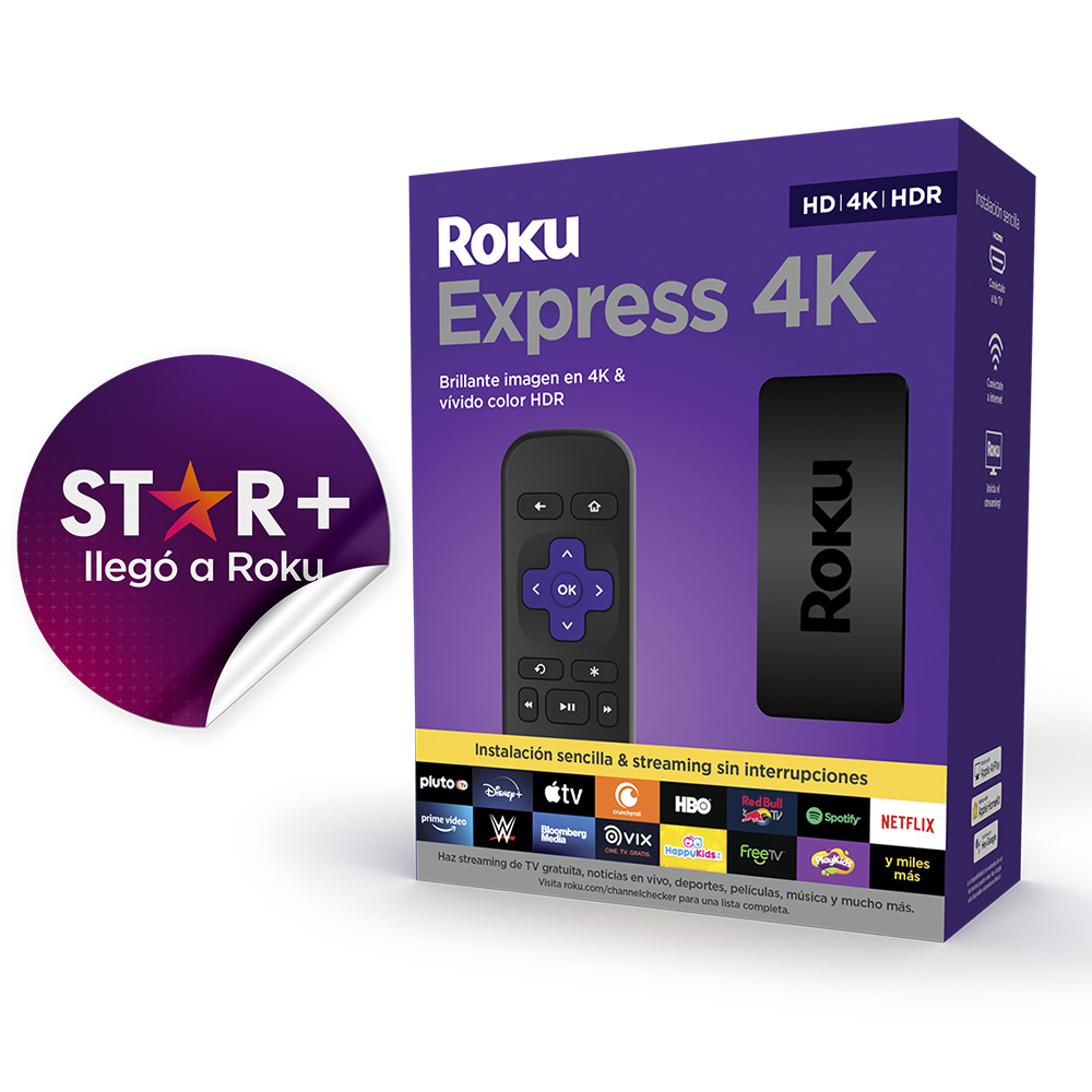 Streaming Roku Express 4K