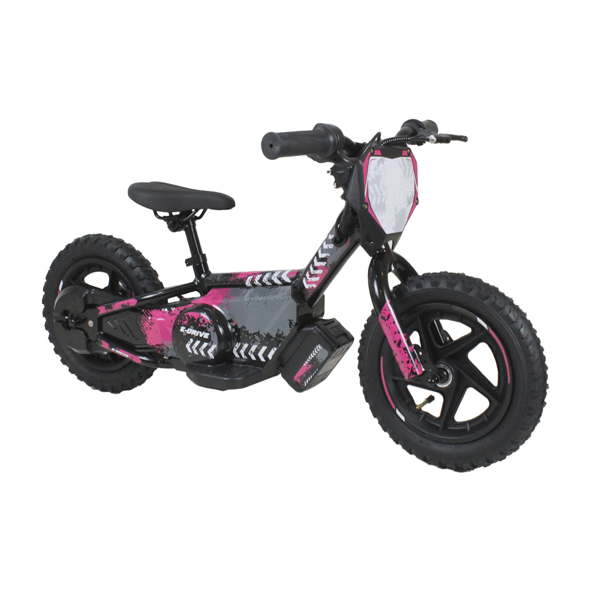 Bicicleta Moto Eléctrica E-bike Beride Aro 12 Rosada