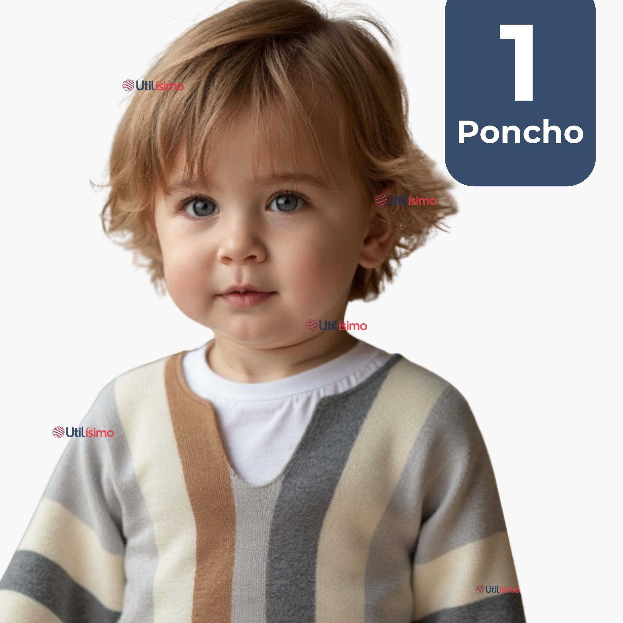 Poncho Manta Mapuche Lana Grueso Fiestas Patrias